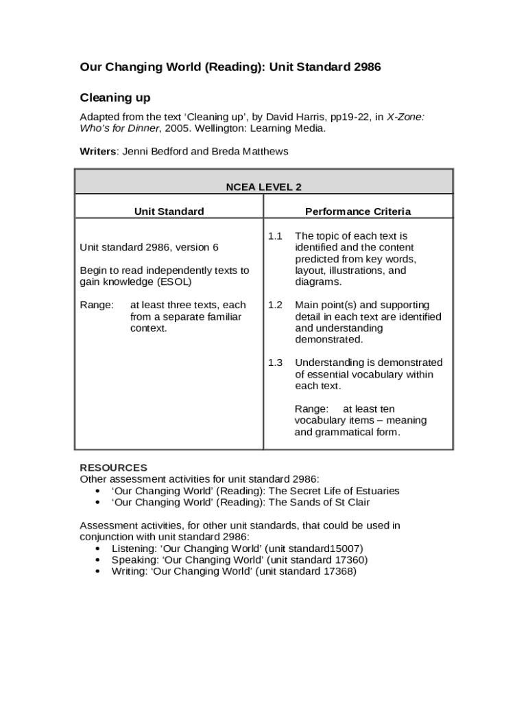 Teacher Sheet: Task 2 Doc Template | pdfFiller