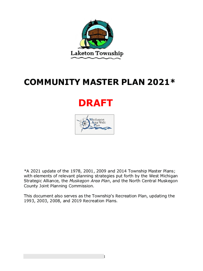 Fillable Online MASTER PLAN UPDATE GUIDE Fax Email Print - pdfFiller