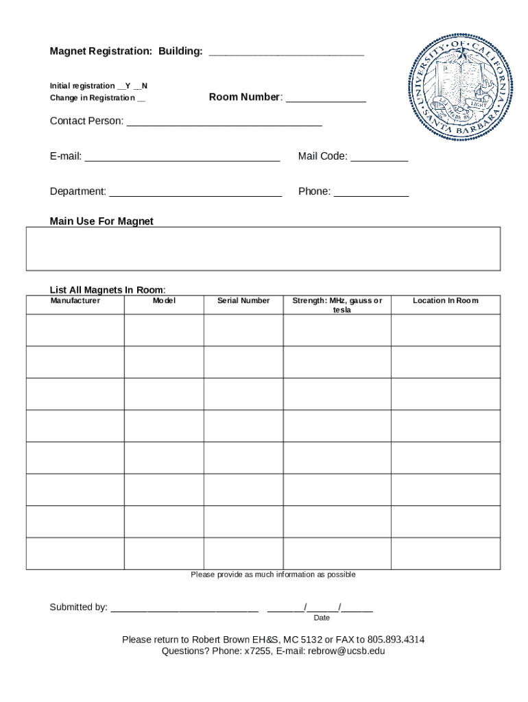 Magnet Registration Doc Template | pdfFiller