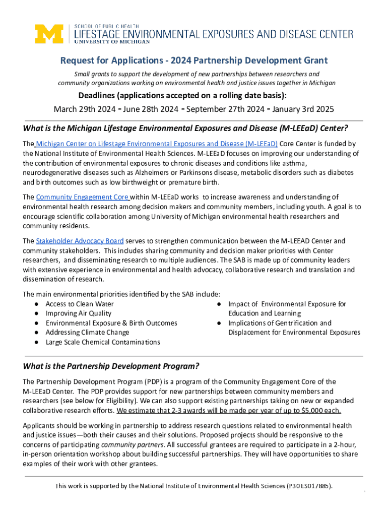 Fillable Online Funding OpportunitiesU.S. Climate Resilience Toolkit ...