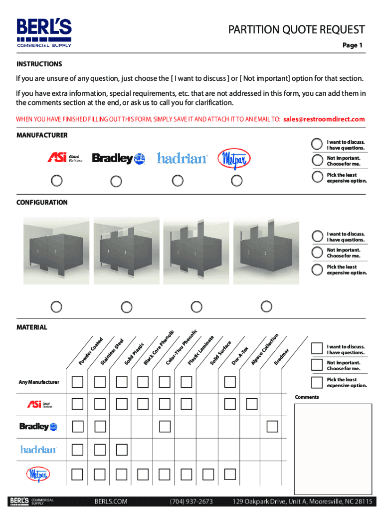 Fillable Online Basic Tips for Designing a Quote Request Web Form Fax Email Print - pdfFiller