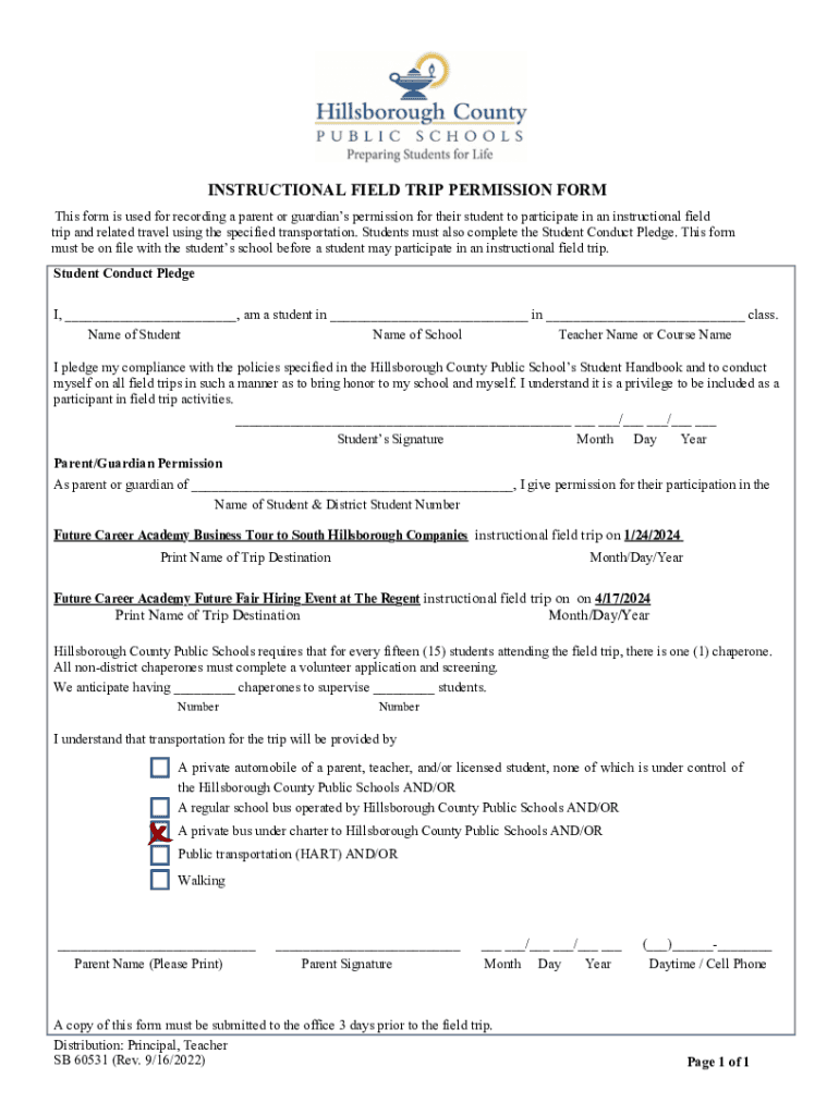 Fillable Online UPDATED FCA PERMISSION SLIP Fax Email Print - pdfFiller