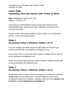 How does the Ticket to Work program help people ... Doc Template | pdfFiller