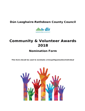 Community Star Nomination Doc Template | pdfFiller