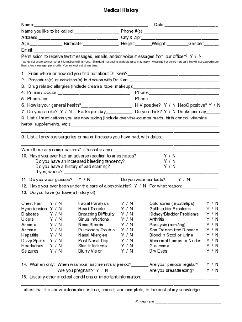 Fillable Online Patient Information & Authorization of Treatment Fax Email Print - pdfFiller