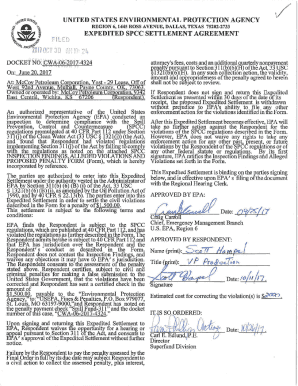 Fillable Online yosemite epa Bully Camp Field Red rock Energy, Inc. CWA ...