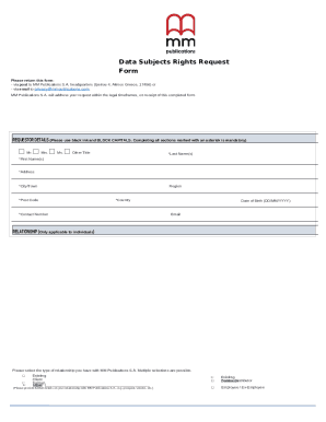 Data Subject Rights & How Businesses Can Address Them Doc Template ...