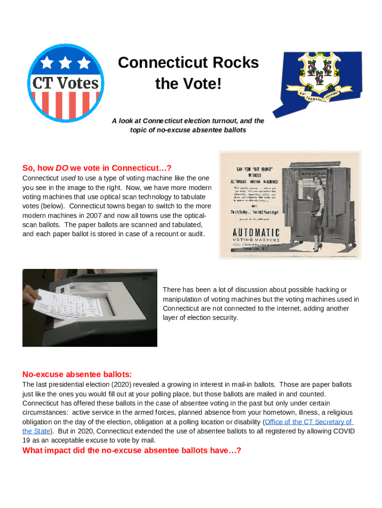 No-Excuse Absentee Voting Amendment Heads to Voters Doc Template ...