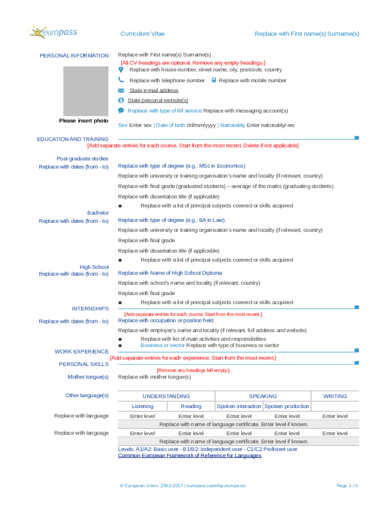Resume Header: What to Include, What to Skip, & How ... Doc Template | pdfFiller