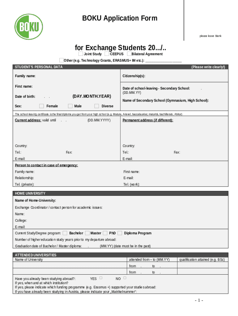 Application - Cooperation partnerships in school education Doc Template | pdfFiller