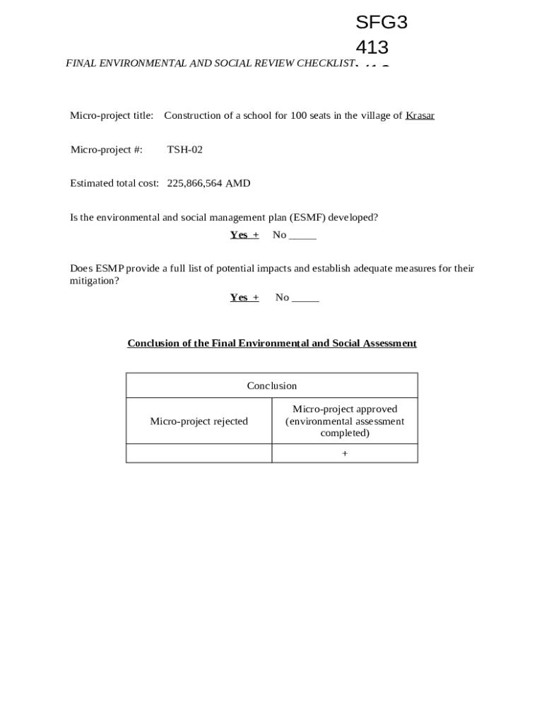 Technical Review of the Environmental Impact Statement Doc Template ...