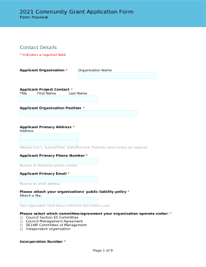 Fillable Online COMMON FINAL REPORT FORM FOR ORGANIZATIONS ... Fax ...