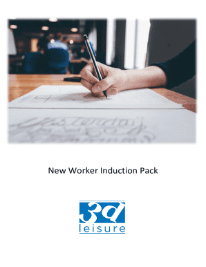 Fillable Online WHS Induction ChecklistAll New Staff Introductory Notes ...