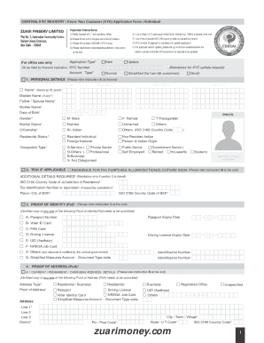 Fillable Online CKYC Form - Individual Fax Email Print - pdfFiller