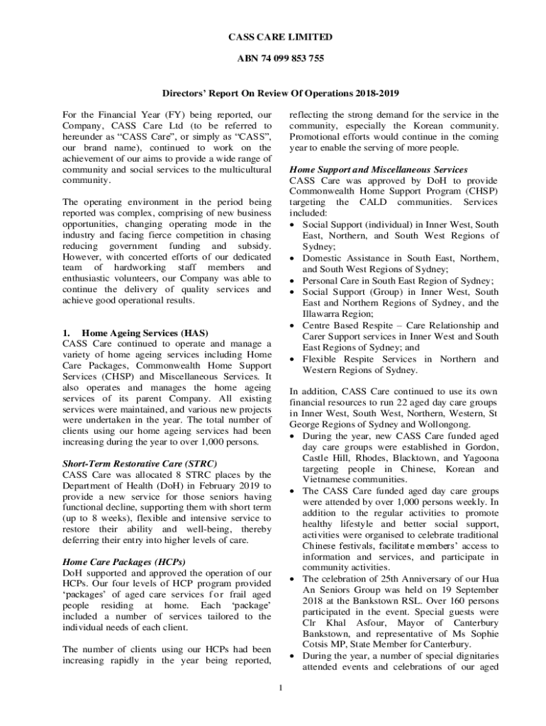 Fillable Online abn: 74 099 853 755 - financial statements Fax Email ...