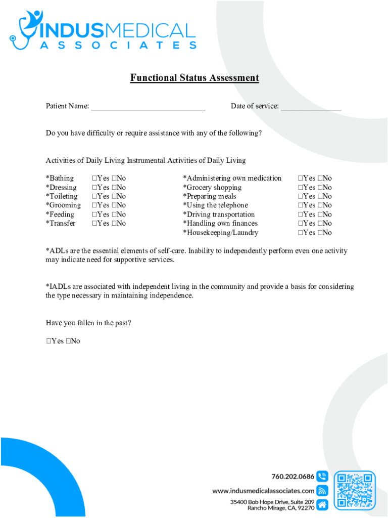 Fillable Online Functional Assessment for Personal Care Services (PCS) Fax Email Print - pdfFiller