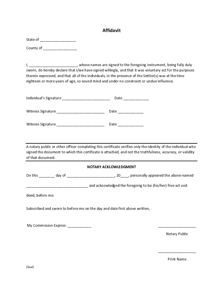 Fillable Online California affidavit form. AFFIDAVITDEATH OF TRUSTEE ...