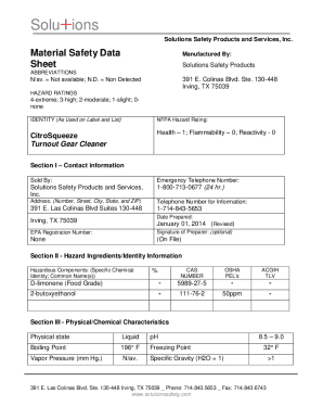 Fillable Online Dynasol's Safety Data Sheets Fax Email Print - pdfFiller