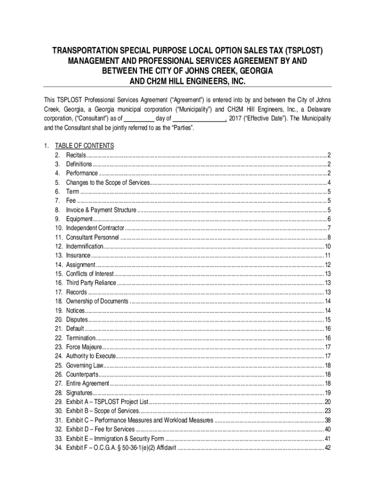 Fillable Online transportation special purpose local option sales tax ...