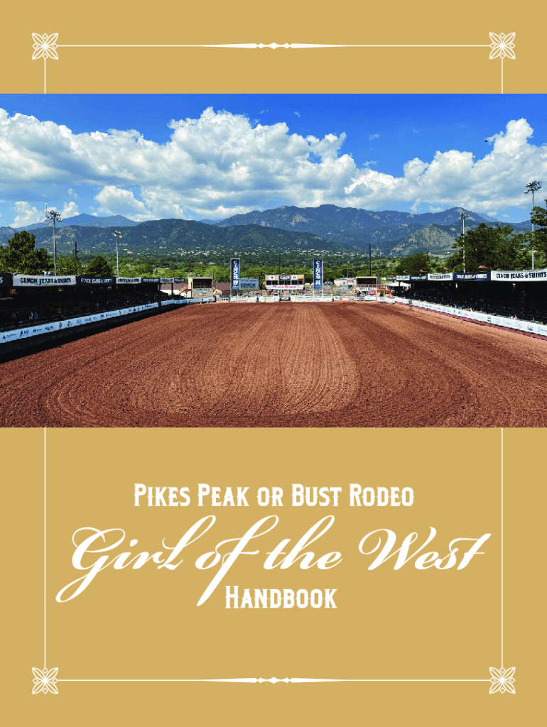 Fillable Online Girls of the West, a Colorado Springs tradition ...