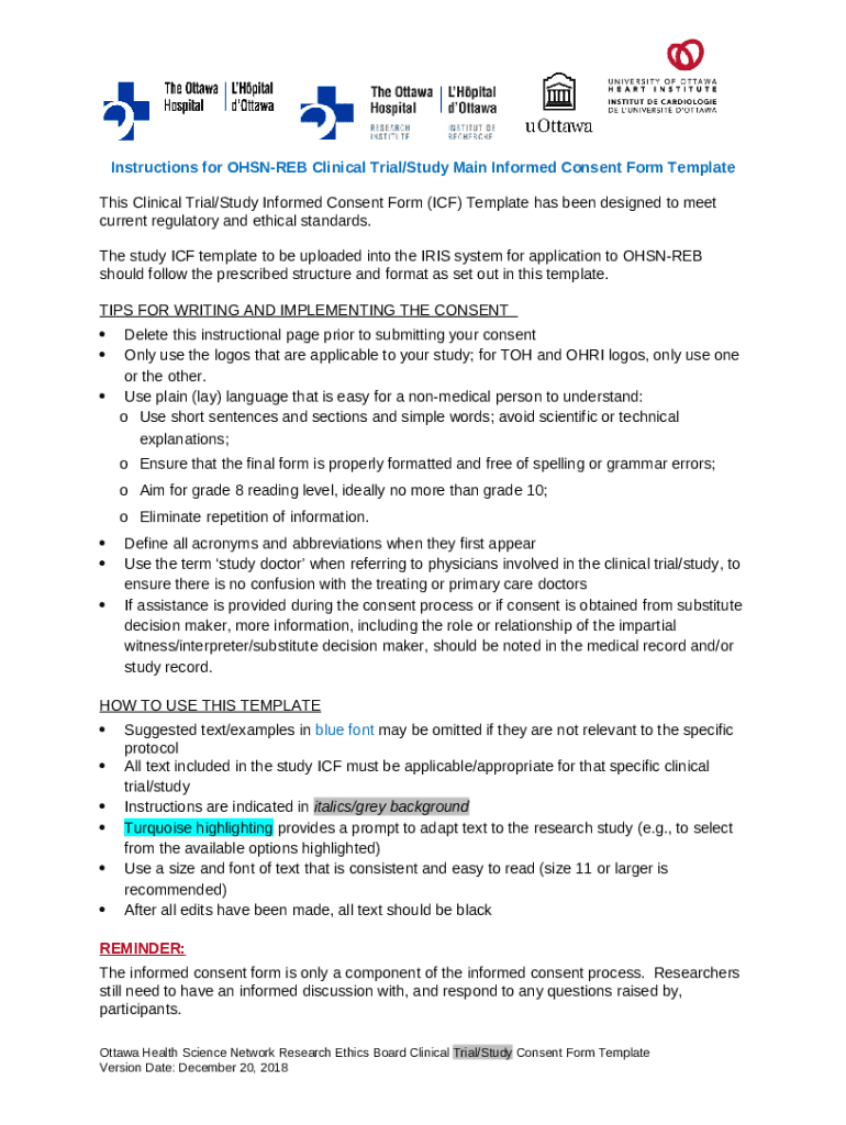 Instructions for the Implied Consent Template Doc Template | pdfFiller