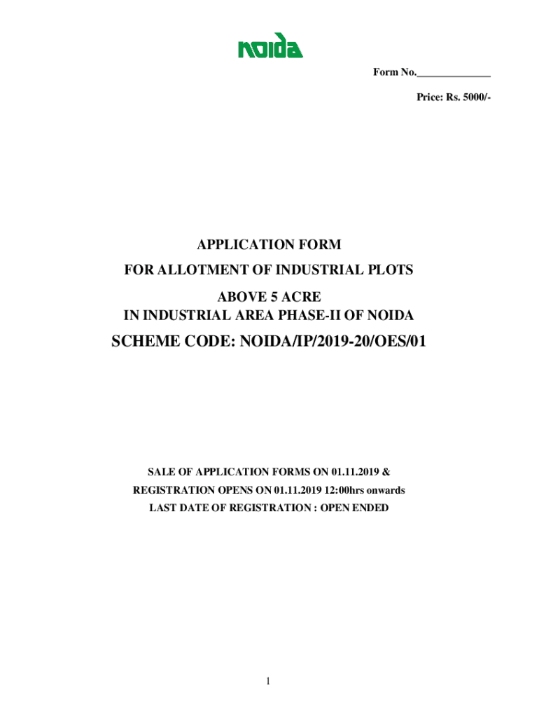 Fillable Online Application Form For Allotment Of Industrial Plots ...