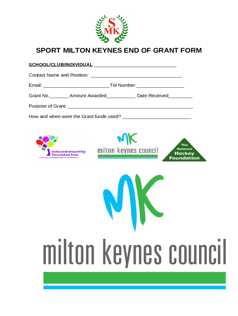 Grant funding for sport and physical activity Doc Template | pdfFiller