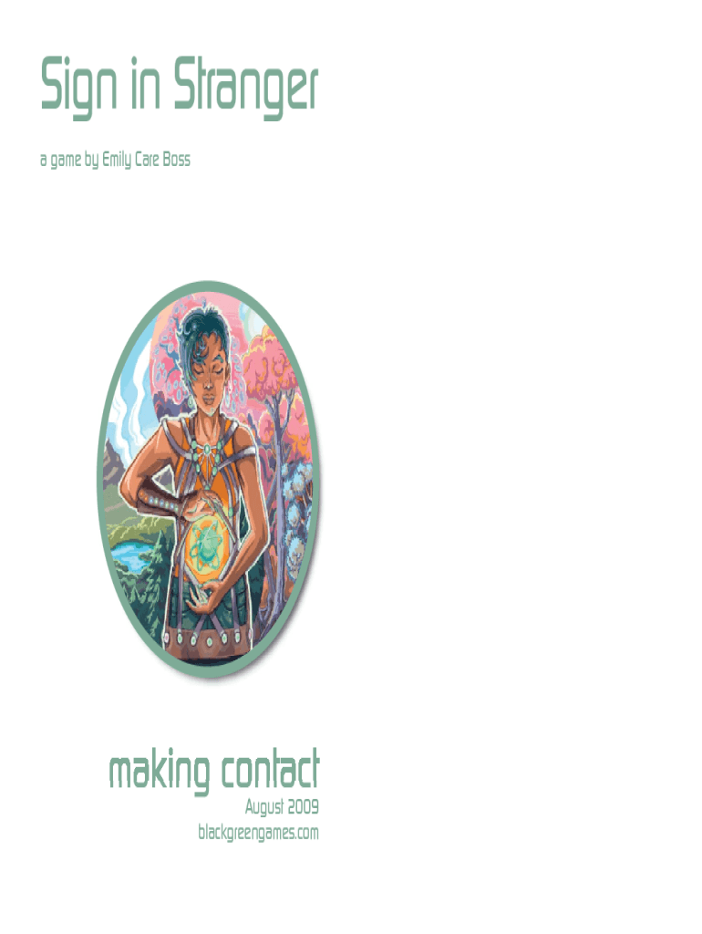 Fillable Online Sign in Stranger Fax Email Print - pdfFiller