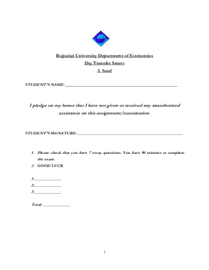 Fillable Online Academic Honesty Pledges & Honor Codes as an Active ...