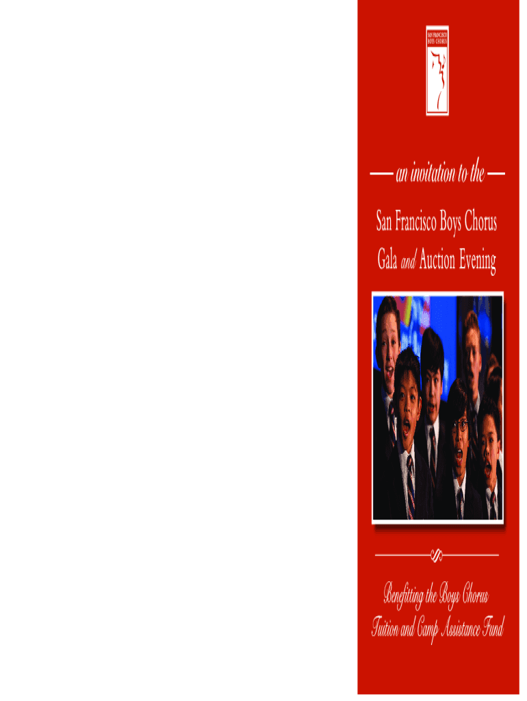 Fillable Online Eric Choate - Artistic Director - San Francisco Boys ...