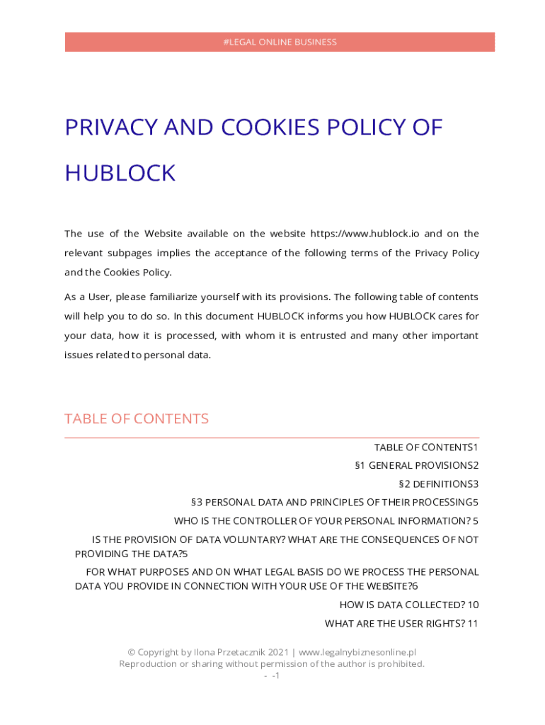 Fillable Online Frequently asked question - Hublock.io - It's all about ...