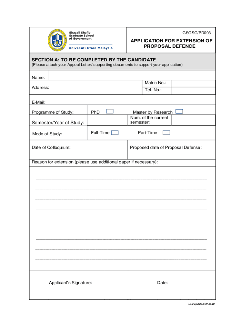 Fillable Online gsgsg uum edu Problem Statement Template for Thesis/Proposal - YouTube Fax Email ...