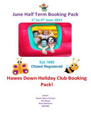 Fillable Online Welcome to Hawes Down Primary School Fax Email Print ...