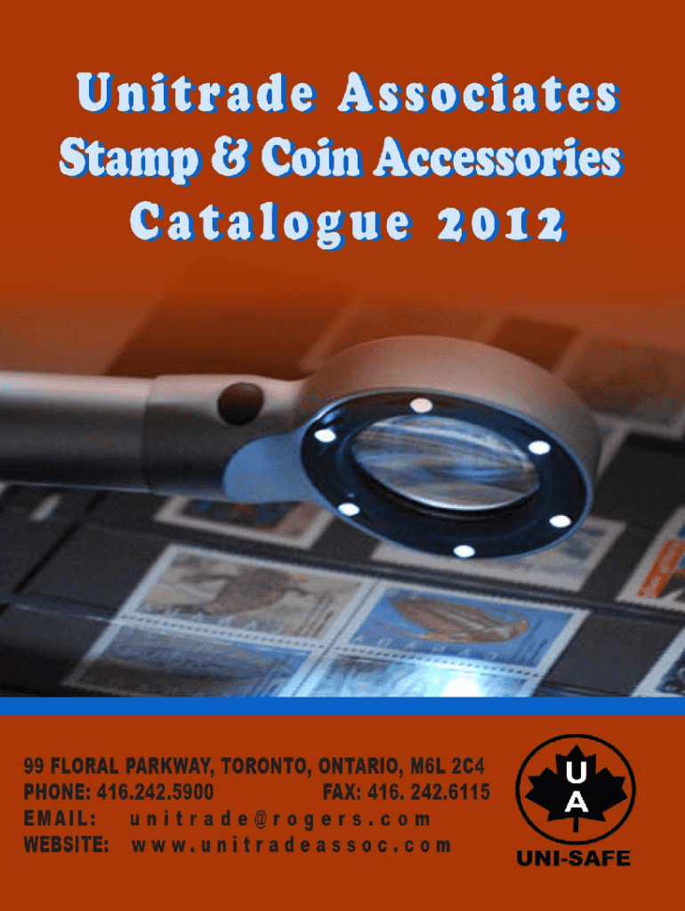 Fillable Online Unitrade Associates Stamp And Coin Supply To Be Sold ...