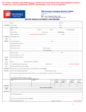 Fillable Online CBZ-Motor-Accident-Claim-Form.pdf Fax Email Print ...