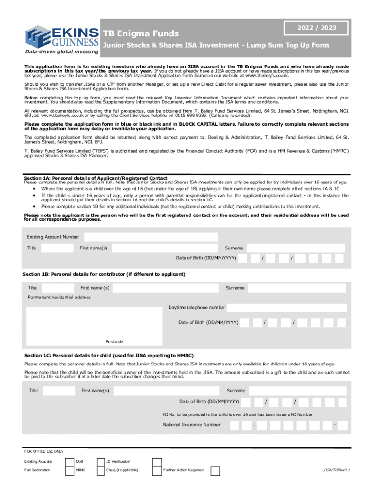 Fillable Online TB Enigma JISA CTF & Transfer Form Template v.2.pub Fax ...