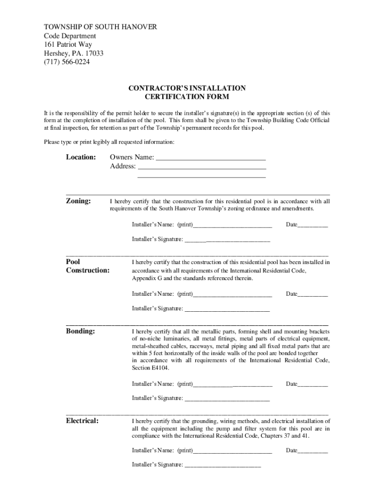 Fillable Online building permit residential inspections Fax Email Print ...