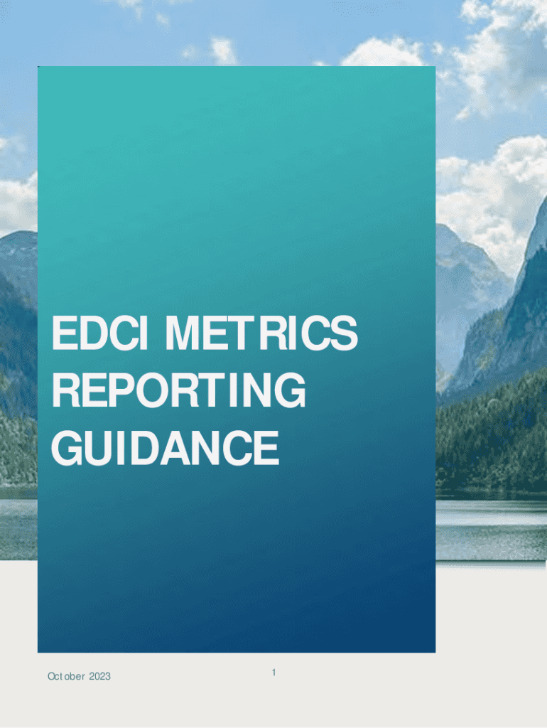 Fillable Online Guide to the ESG Data Convergence Initiative (EDCI) Fax ...