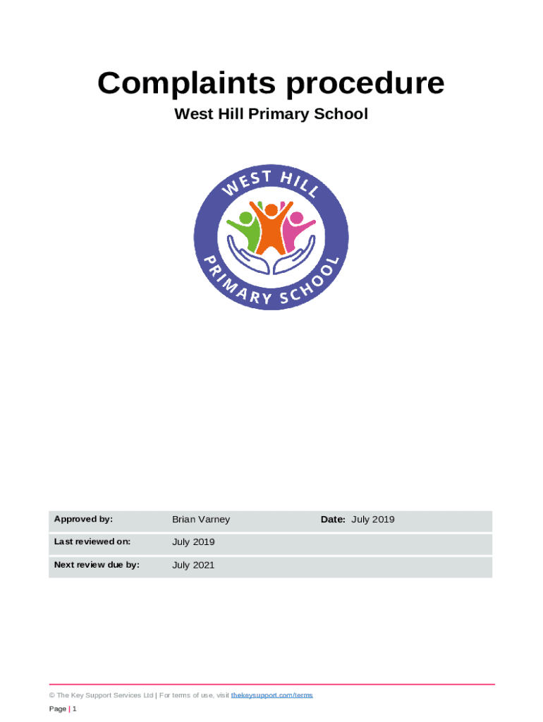 West Hill Primary School Anti-Bullying Policy Doc Template | pdfFiller