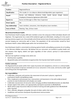 Fillable Online Registered-Nurse-Grade-2-position-description (pdf) Fax ...