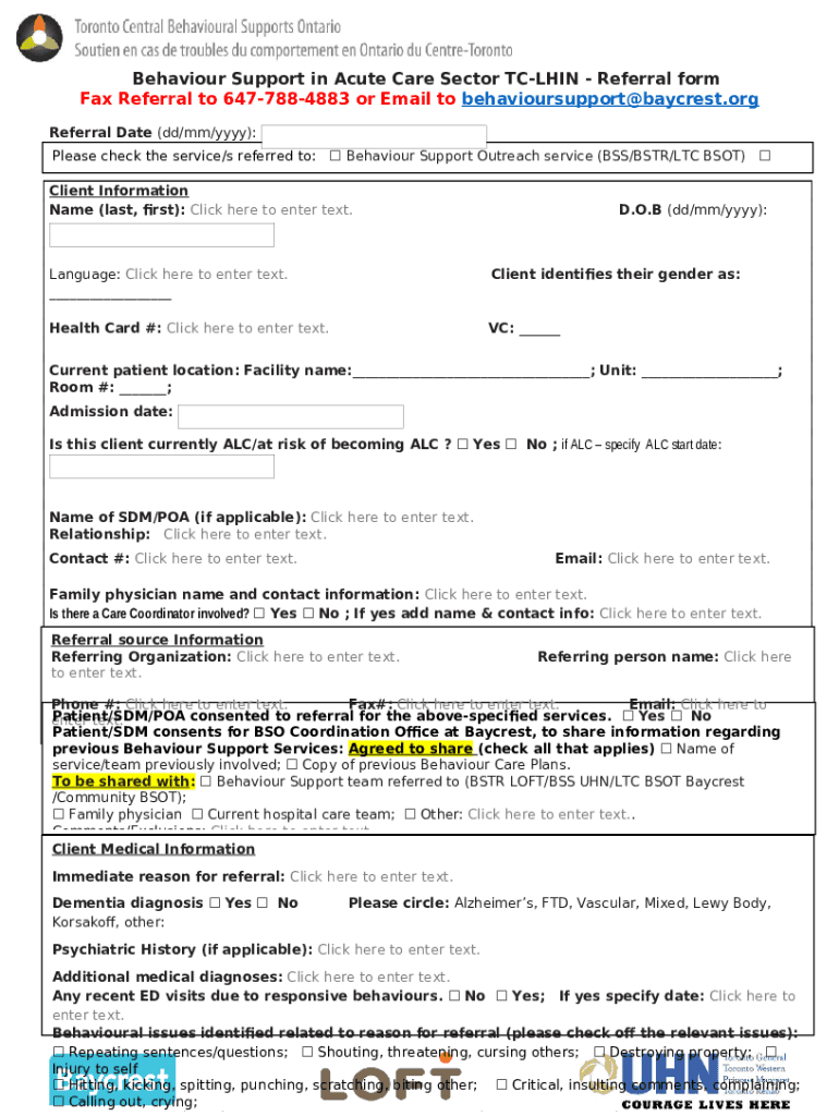 Community and Nursing Services Division REFERRAL ... Doc Template ...