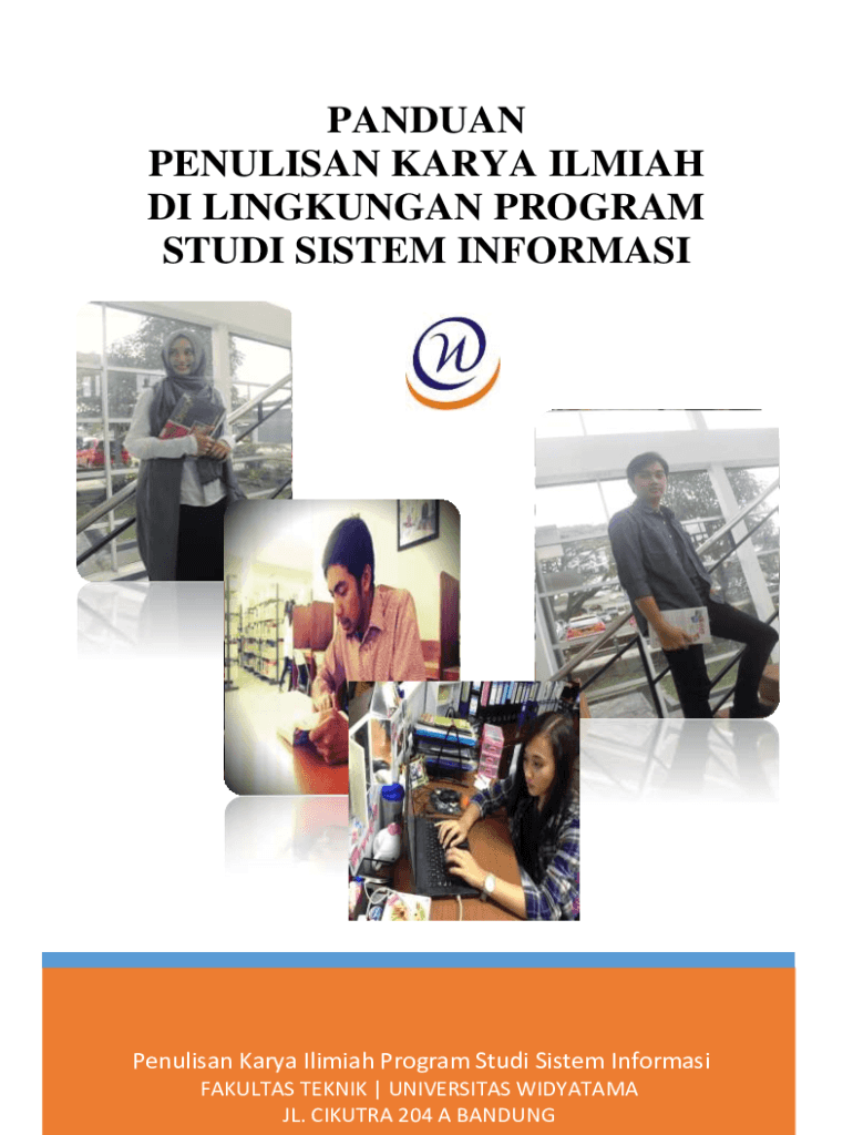 Fillable Online PANDUANPENULISAN KARYA ILMIAHDI LINGKUNGAN PROGRAM STUDI SISTEM INFORMASI Fax ...