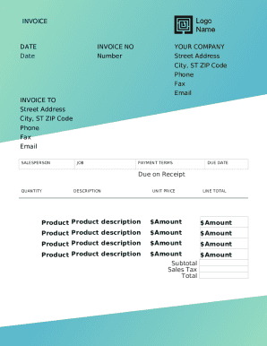 How to Properly Fill Out an Invoice Doc Template | pdfFiller