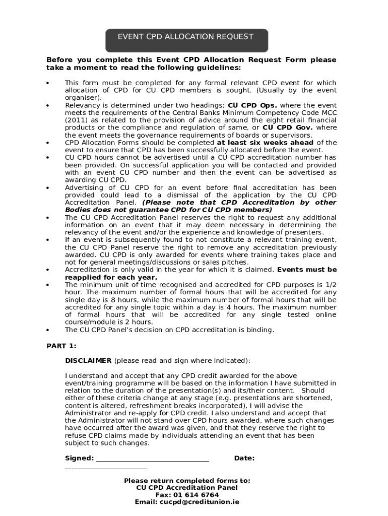 Continuing Professional Development (CPD) Frequently ... Doc Template ...