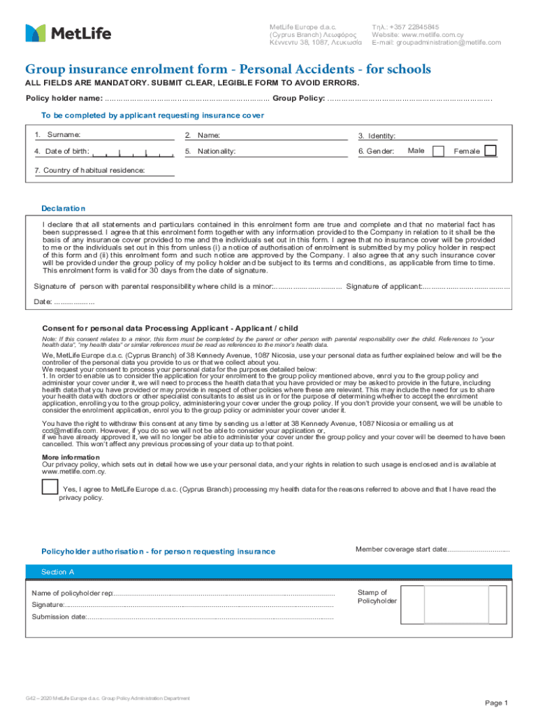 Fillable Online GROUP CLAIM FORM - MetLife Fax Email Print - pdfFiller