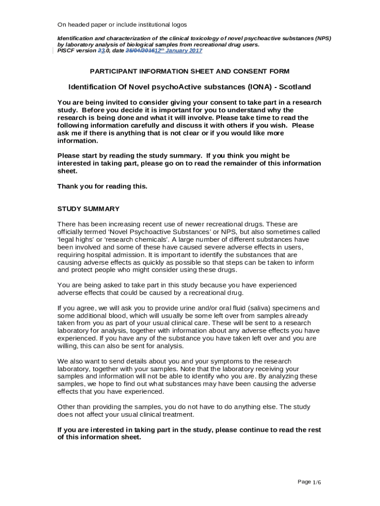 Participant Ination Sheet and consent - Studylib - research ncl ac Doc Template | pdfFiller