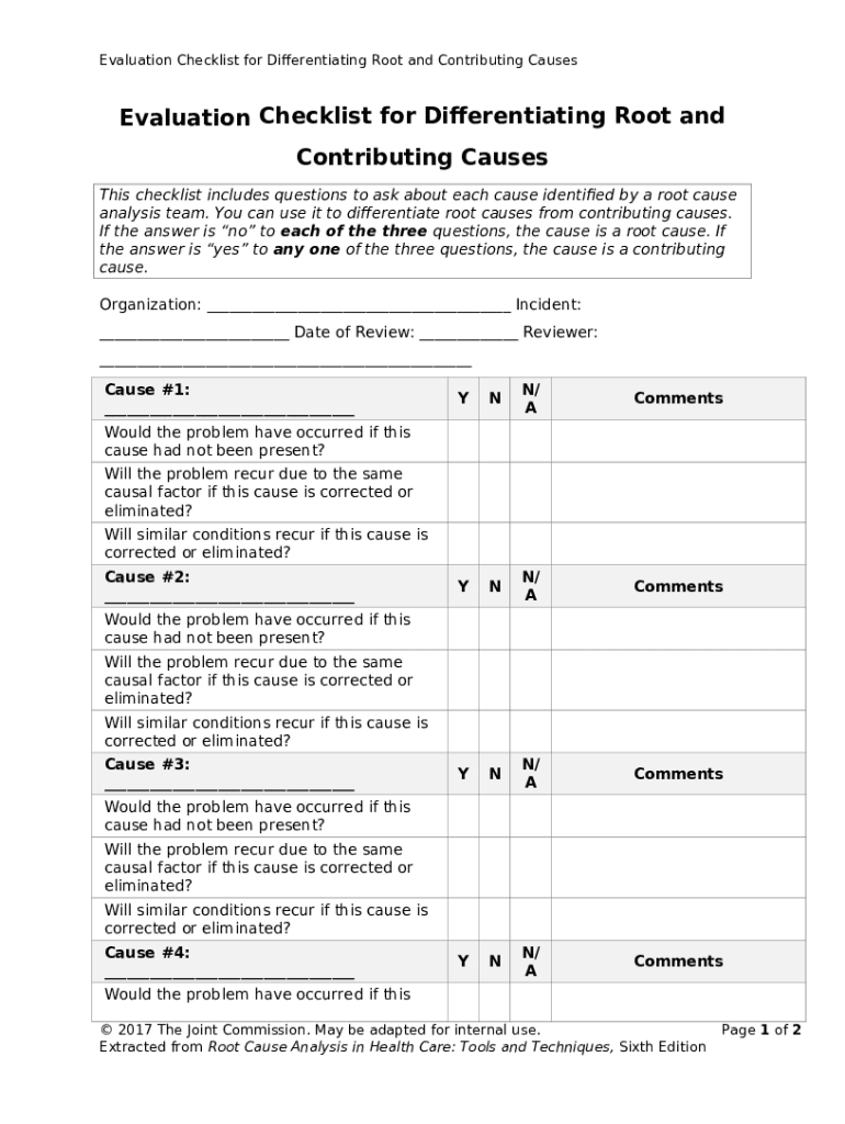 What is Root-Cause Analysis? Templates and Examples Doc Template ...