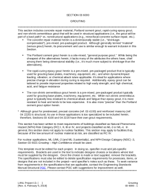 MOS For Minor Concrete Repair in APM2-Cooling Tower - engstandards lanl ...