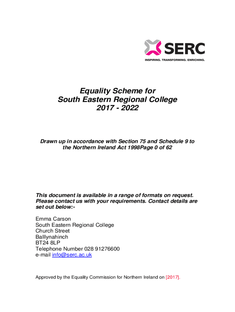 Fillable Online Revised Northern Ireland Equality Scheme for Ofcom Fax ... Fillable Online Revised Northern Ireland Equality Scheme for Ofcom Fax ...