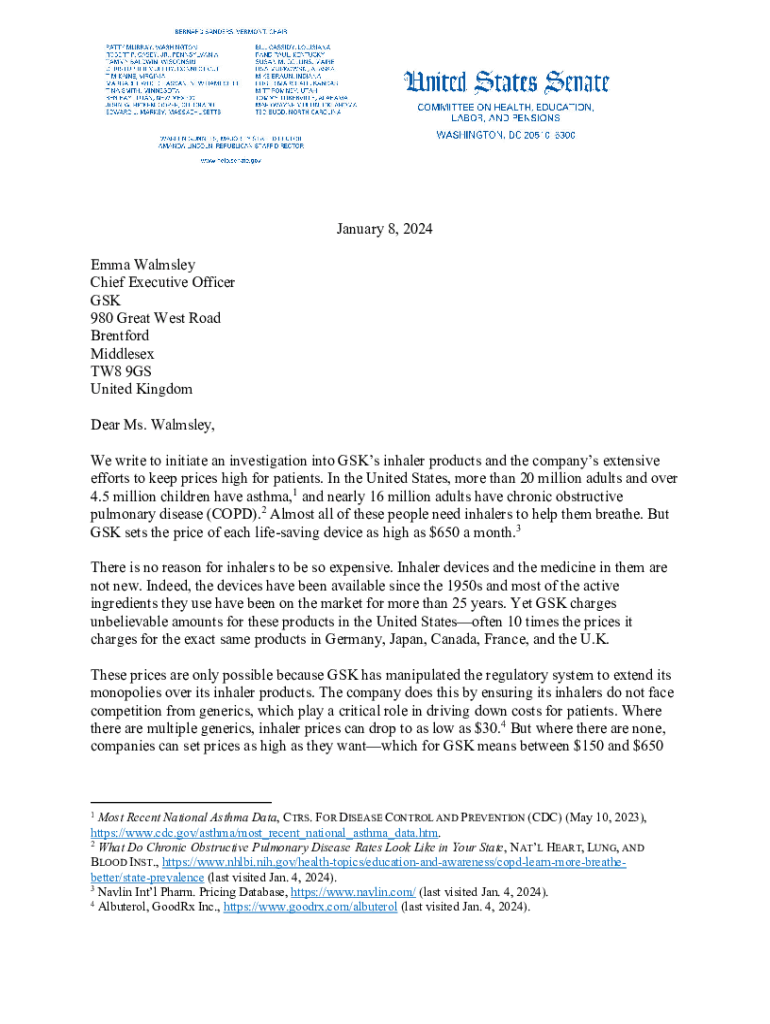 Fillable Online Inhalers - GSK Draft Request Letter1-7 FINAL (002) Fax ...